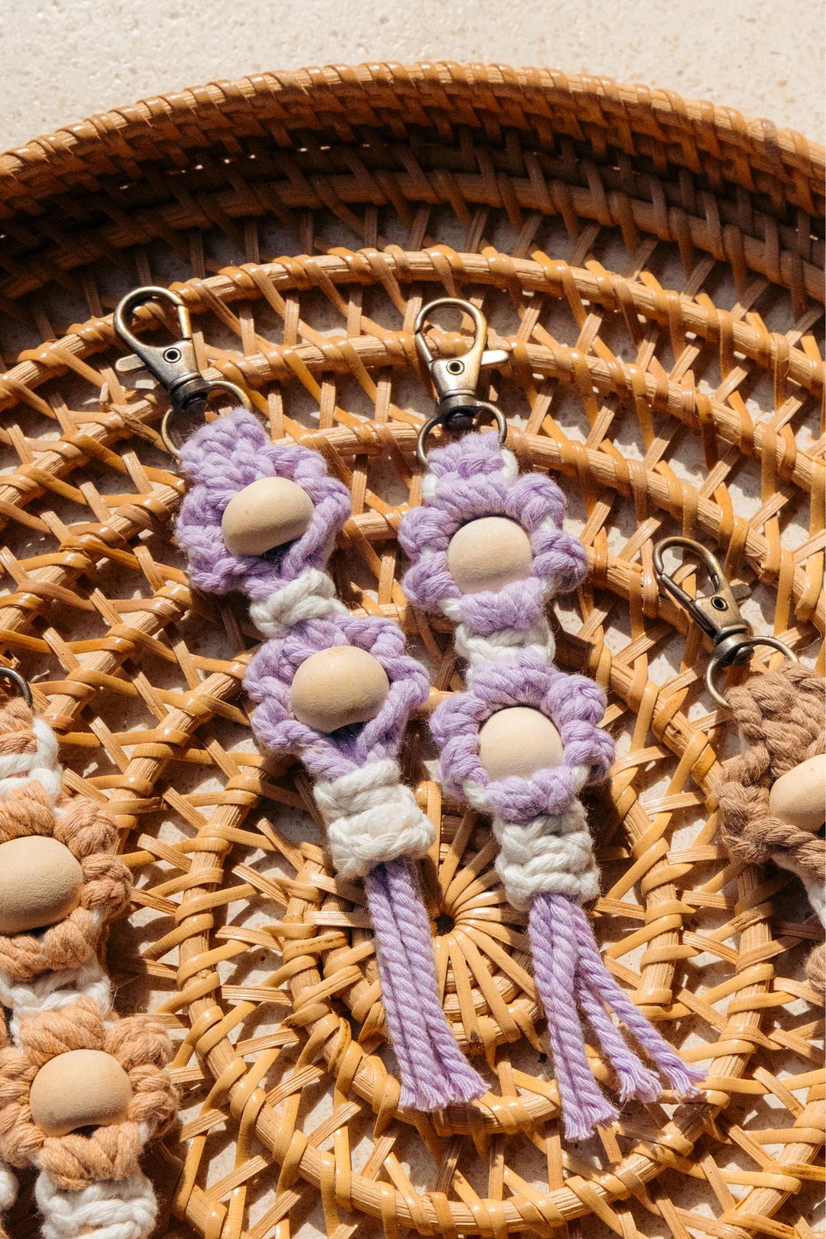 Flora Macrame Keychain – Handcrafted in Bali | Village Thrive