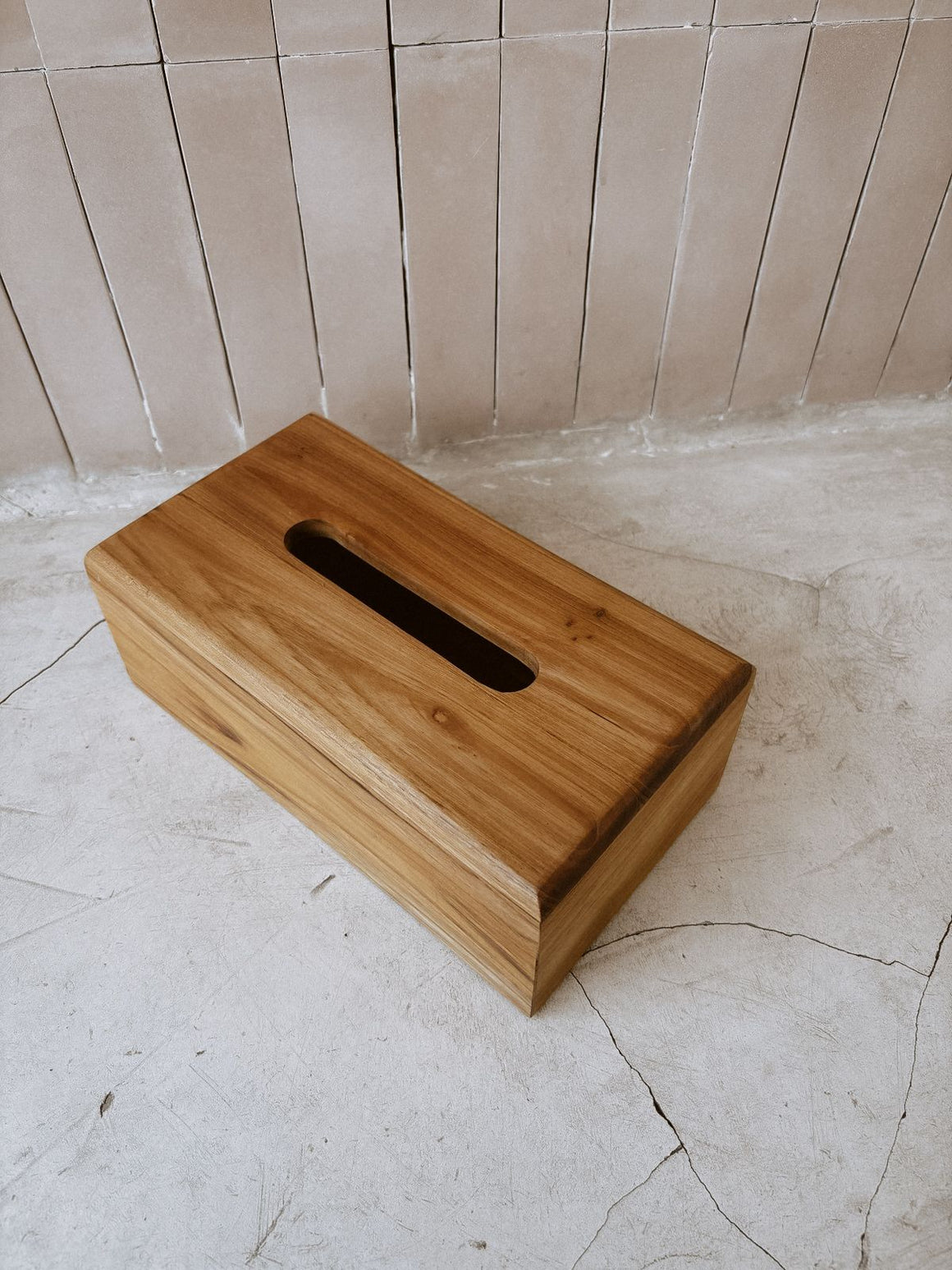 Teak Tissue Box — Village Thrive