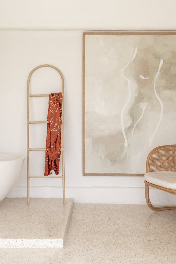 Arch Rattan Ladder — Village Thrive