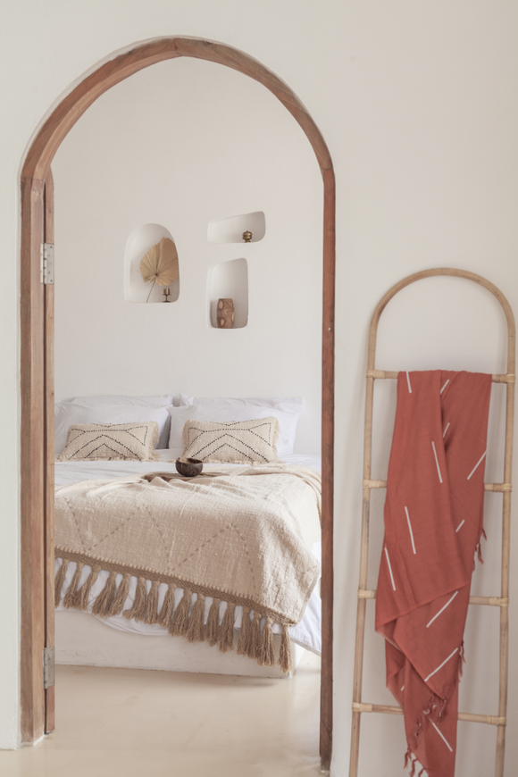 Arch Rattan Ladder — Village Thrive