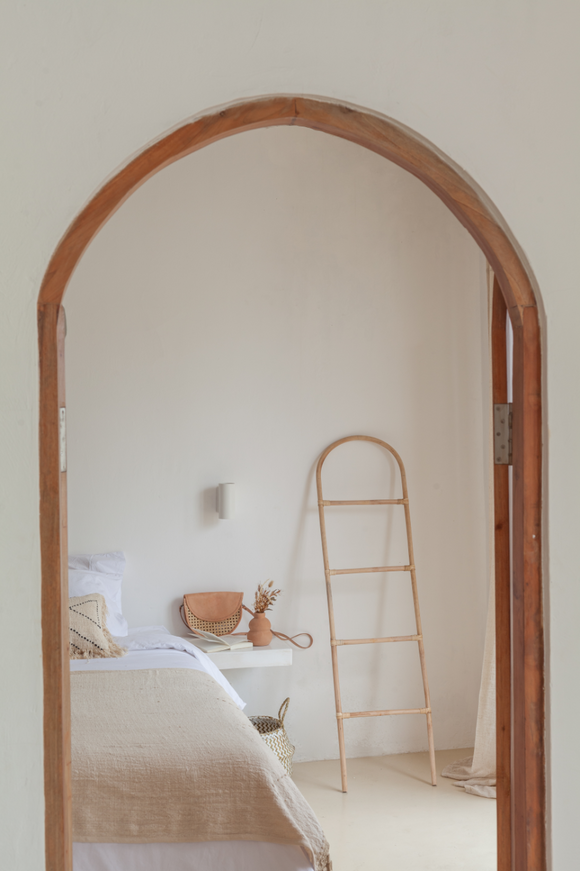 Arch Rattan Ladder – Rattan Home Decor | Village Thrive